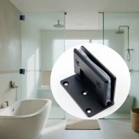 China Stainless Steel 304 Glass Shower Hinge with Chrome Plate Finish for 8-12mm Glass Thickness for sale