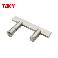 China Shower Glass Door Handle with Customized Colors  Material Finishes Stainless Steel Glass Door Handle for sale