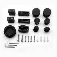China Stainless Steel Shower Glass Sliding Door Hardware Fittings Bathroom Glass Door Rollers Systems for sale