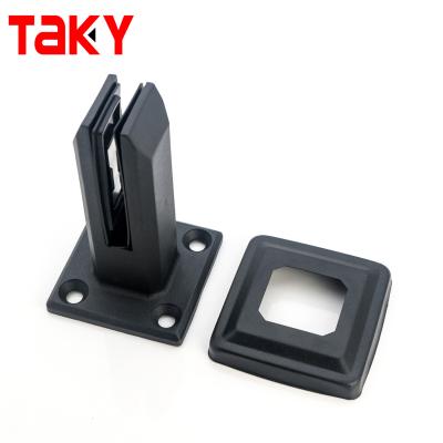 China Modern Stainless Steel Glass Clamp Stair Brackets Wall Swimming Pool Decking Railings for sale