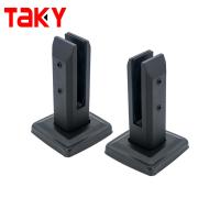China Modern Stainless Steel Glass Clamp Stair Brackets Wall Swimming Pool Decking Railings for sale