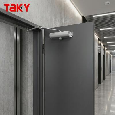 China Silver Fire Rated Hydraulic Adjustable Overhead Door Closer for Steel and Wooden Hotel Doors for sale