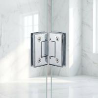 China Customizable Modern Bathroom Hotel 180 Degree Shower Glass Door Frameless Hinge for sale