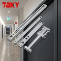 China Aluminum Alloy Concealed Overhead Door Closer 180 Degree Adjustable Hydraulic Door Closer for sale
