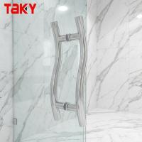 China Customizable Stainless Steel 304 Glass Door Handles Metal Door Handles for sale