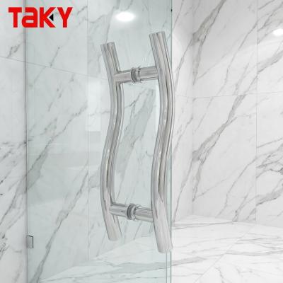 China Customizable Stainless Steel 304 Glass Door Handles Metal Door Handles for sale