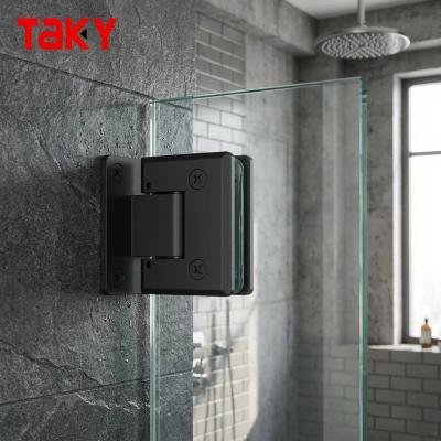 China Modern 90 Degree Glass to Wall Shower Door Hinge Stainless Steel Bathroom Hinge Frameless Glass for Hotel for sale
