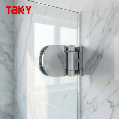 China Stainless Steel Modern Heavy Duty Adjustable 90 Degree Glass to Wall Shower Door Hinge for sale