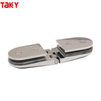 China Wholesale Frameless Glass Door Pivot Hinge180 Degree Glass Bathroom Clip for sale