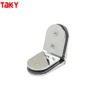 China Wholesale Frameless Glass Door Pivot Hinge180 Degree Glass Bathroom Clip for sale