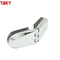 China Wholesale Frameless Glass Door Pivot Hinge180 Degree Glass Bathroom Clip for sale