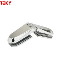 China Wholesale Frameless Glass Door Pivot Hinge180 Degree Glass Bathroom Clip for sale