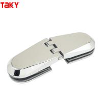 China Wholesale Frameless Glass Door Pivot Hinge180 Degree Glass Bathroom Clip for sale
