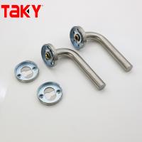 China Easy Installation Hotels Modern Polished Stainless Steel 304/201 Interior Door Lock Handles for sale
