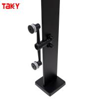 China Stainless Steel Frameless Tempered Glass Balustrade Handrail Balcony Staircase Railing Post for sale