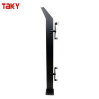 China Stainless Steel Frameless Tempered Glass Balustrade Handrail Balcony Staircase Railing Post for sale