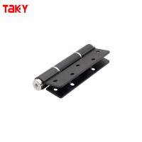 China Heavy Duty Hydraulic Soft Close Door Hinge Aluminum Alloy Matte Black Silent Door Hinge for sale