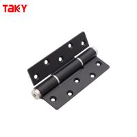 China Heavy Duty Hydraulic Soft Close Door Hinge Aluminum Alloy Matte Black Silent Door Hinge for sale