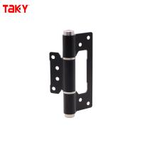 China Aluminium Hydraulic Silent Bearing Door Flat Open Hardware Wooden Door Hinge for sale