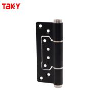 China Aluminium Hydraulic Silent Bearing Door Flat Open Hardware Wooden Door Hinge for sale