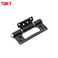 China Aluminium Hydraulic Silent Bearing Door Flat Open Hardware Wooden Door Hinge for sale