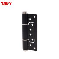 China Aluminium Hydraulic Silent Bearing Door Flat Open Hardware Wooden Door Hinge for sale