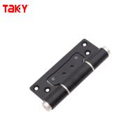 China Aluminium Hydraulic Silent Bearing Door Flat Open Hardware Wooden Door Hinge for sale