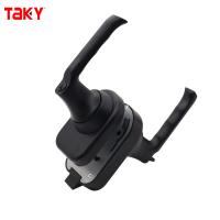 China Matt Black Double Door Lock Aluminium Alloy Handle Locks With Keys for sale