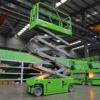 China MEWP Hydraulic Scissor Lift Platform Capacity 450kg Working Height 10.1m for sale