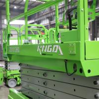 China MEWP DC 24V Self-Propelled Scissor Lift 12 Meter Working Height for sale