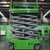China AWP Self Propelled Single Man Lift 2WD Platform Height 12m Wheelbase 1.87m for sale