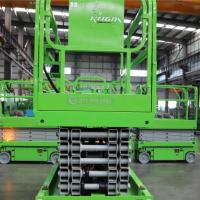 China 2WD Self-Propelled Scissor Lift Platform Height 14m Scissor Lift Load Capacity 320kg AWP for sale
