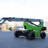 China 22m Working Height Diesel Telescopic Boom Lift Load 300kg  Hydraulic for sale