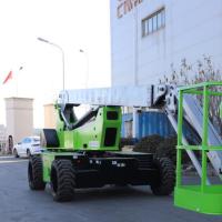 China 20.4m Working Height  Electrical Telescopic Boom Lift Man Lift Telescopic Lifters for sale
