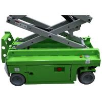 China Scissor Lift Self Propelled Platform Height 8.1m Tyre Size 0.381x0.127m 2WD for sale