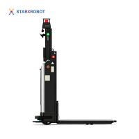 China Stacking Forklift AMR 1500 kg Load 2.2 m Pickup Channel Laser SLAM Navigation for sale