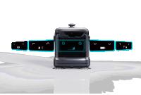 China Commercial Autonomous Floor Cleaning Robot 4-in-1 Sweeping Scrubbing Vacuuming Dust Mopping 490mm Cleaning Width 46Ah Battery for sale