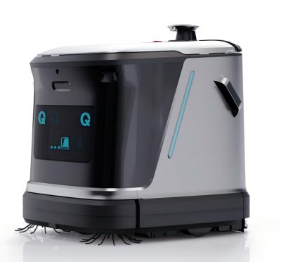 China Commercial Autonomous Floor Cleaning Robot 4-in-1 Sweeping Scrubbing Vacuuming Dust Mopping 490mm Cleaning Width 46Ah Battery for sale