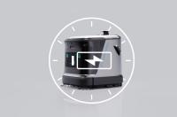 China Commercial Autonomous Floor Cleaning Robot 4-in-1 Sweeping Scrubbing Vacuuming Dust Mopping 490mm Cleaning Width 46Ah Battery for sale