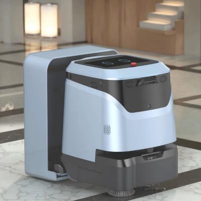 China Autonomous Commercial Floor Cleaning Robot 4-in-1 Scrubbing Sweeping Vacuuming Dust Mopping 1440 m²/h for sale