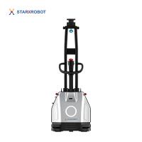 China Automatic Pallet Recognition AGV 1500 kg Load 120 mm Lifting Height 3D Camera Forklift for sale