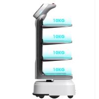 China Commercial Autonomous Delivery Robot 40kg Payload 8h Runtime 4G 5G Wi-Fi Auto Recharge for Retail Supermarkets for sale
