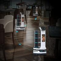 China Intelligent Commercial Delivery Robot 40kg Payload 12h Runtime for Hotel Restaurant Catering for sale