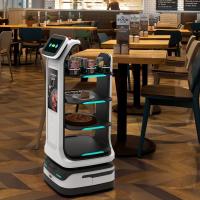 China Intelligent Commercial Delivery Robot 40kg Payload 12h Runtime for Hotel Restaurant Catering for sale