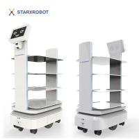 China Autoxing Robot D150 Intelligent Distribution Robot 150kg Capacity Autonomous Navigation for sale