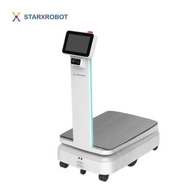China Autoxing Robot D300E 300kg AGV AMR Chassis LDS VSLAM Navigation Auto Charge 12h Runtime for Warehouse for sale