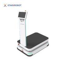 China Autoxing Robot D300E 300kg AGV AMR Chassis LDS VSLAM Navigation Auto Charge 12h Runtime for Warehouse for sale