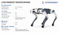 China STARXROBOT Lite3 Lightweight Quadruped Robot Dog for Research Education and Secondary Development for sale