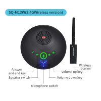 China Professional Conference Microphone SQ-M13W 2.4G Wireless Omnidirectional Microphone, 360 Degree Pickup, High Definition Audio, and Noise Reduction for sale