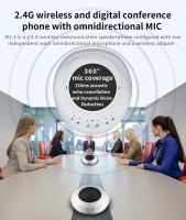 China Conference Room Meeting Solution  Video Conferencing Dual  5.8G Wireless Microphone for sale